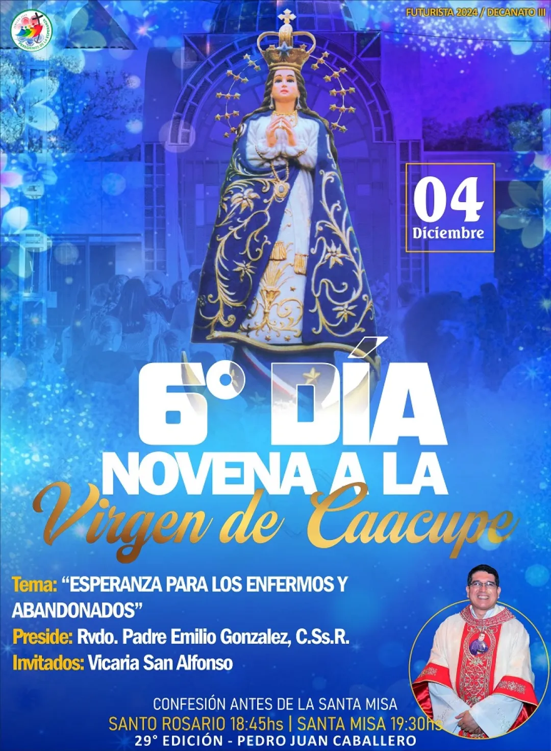 Sexto día del novenario a la Virgen de Caacupé en futurista - Radio Amambay